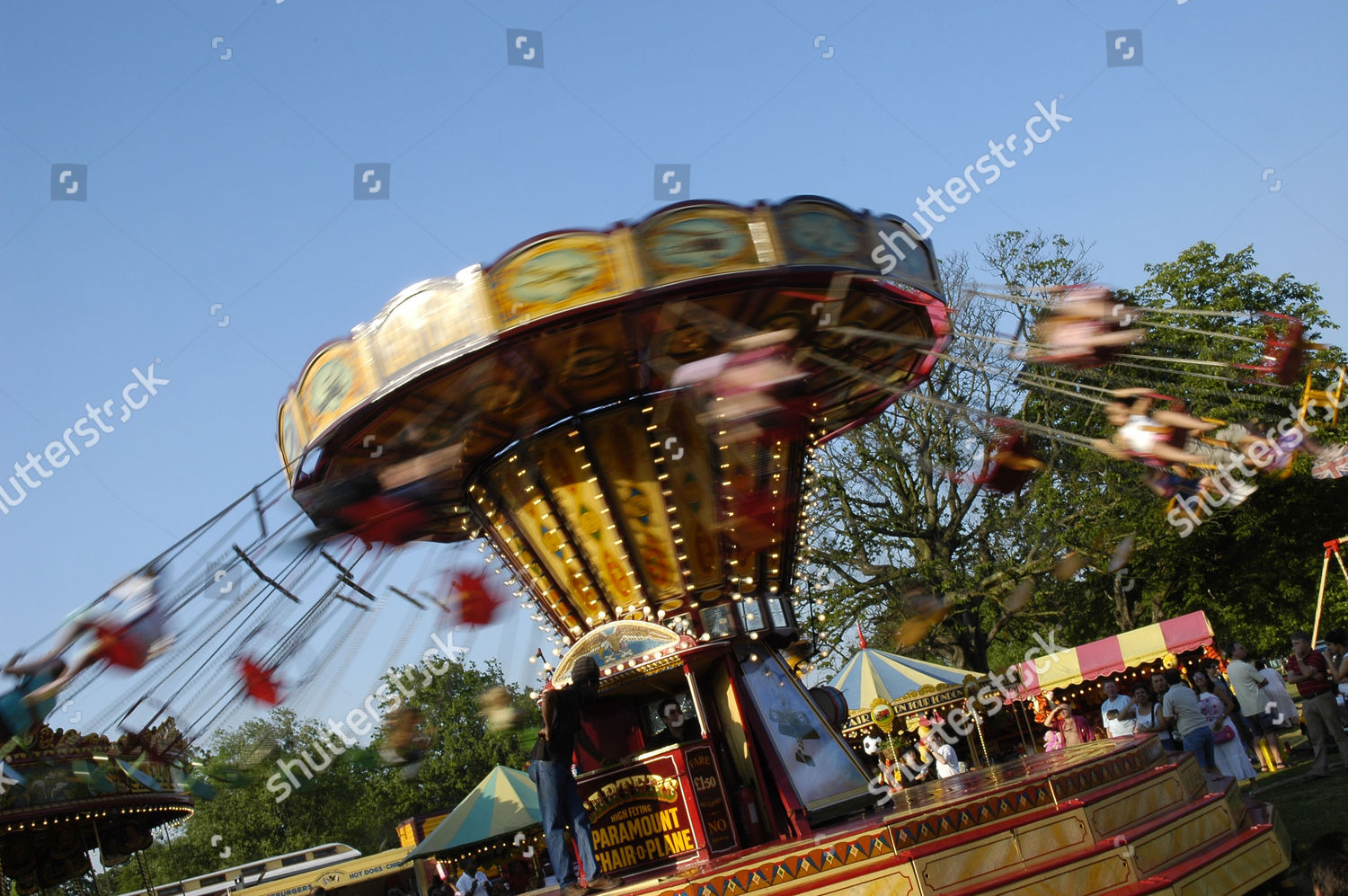 High Flying Paramount Chair O Plane Editorial Stock Photo - Stock Image ...