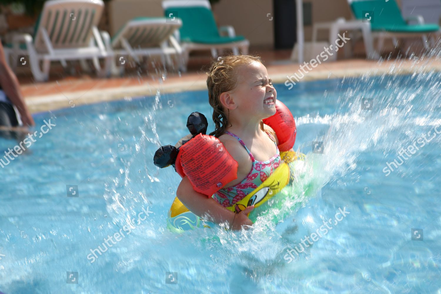 Young Child Swimming Pool Editorial Stock Photo - Stock Image ...