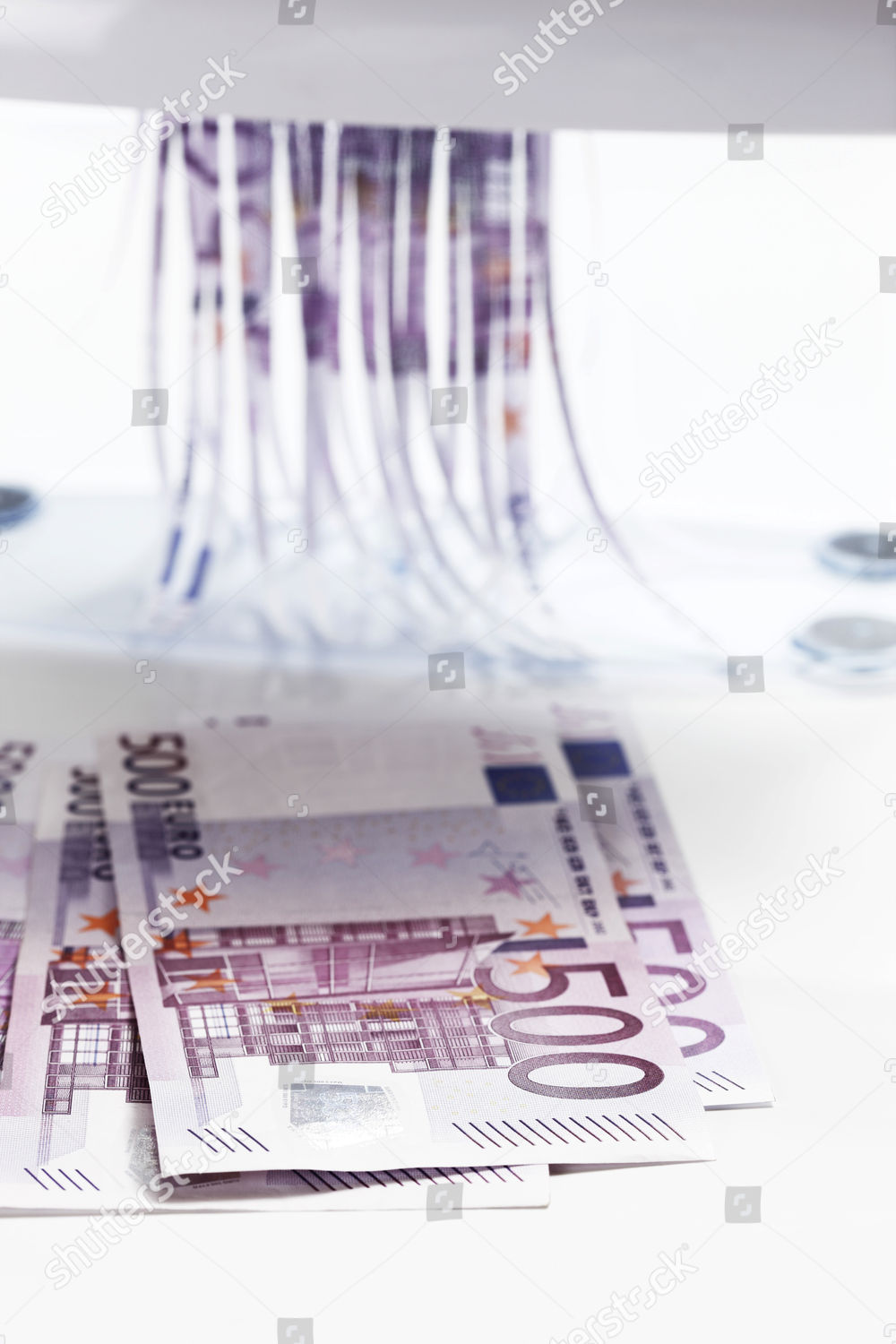 Shredder Euro Banknotes Editorial Stock Photo - Stock Image | Shutterstock