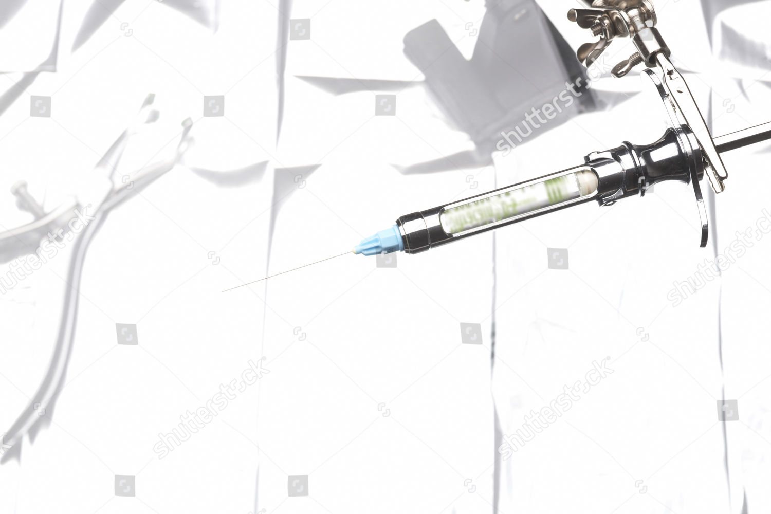 Injection Syringe Holding Clamp Other Tools Editorial Stock Photo ...