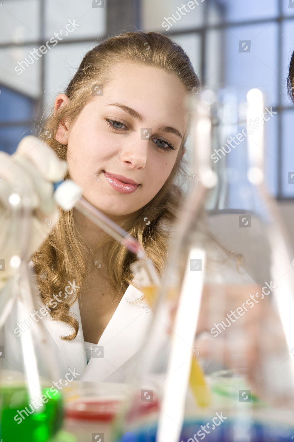 Model Released Teenage Girl Laboratory Working Editorial Stock Photo - Stock Image | Shutterstock