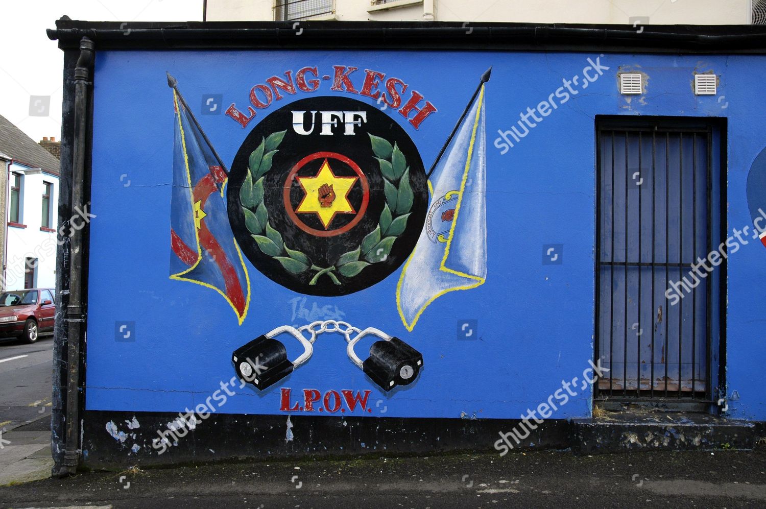Loyalist Ulster Freedom Fighters Uff Wall Editorial Stock Photo - Stock ...