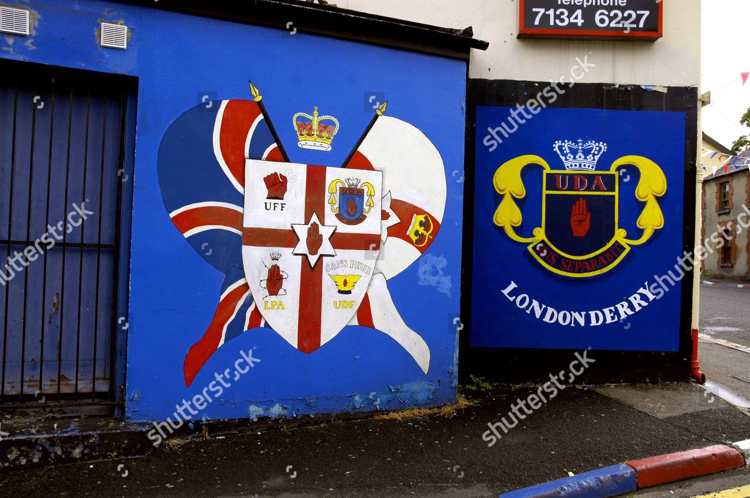 Loyalist Ulster Freedom Fighters Uff Ulster Editorial Stock Photo ...