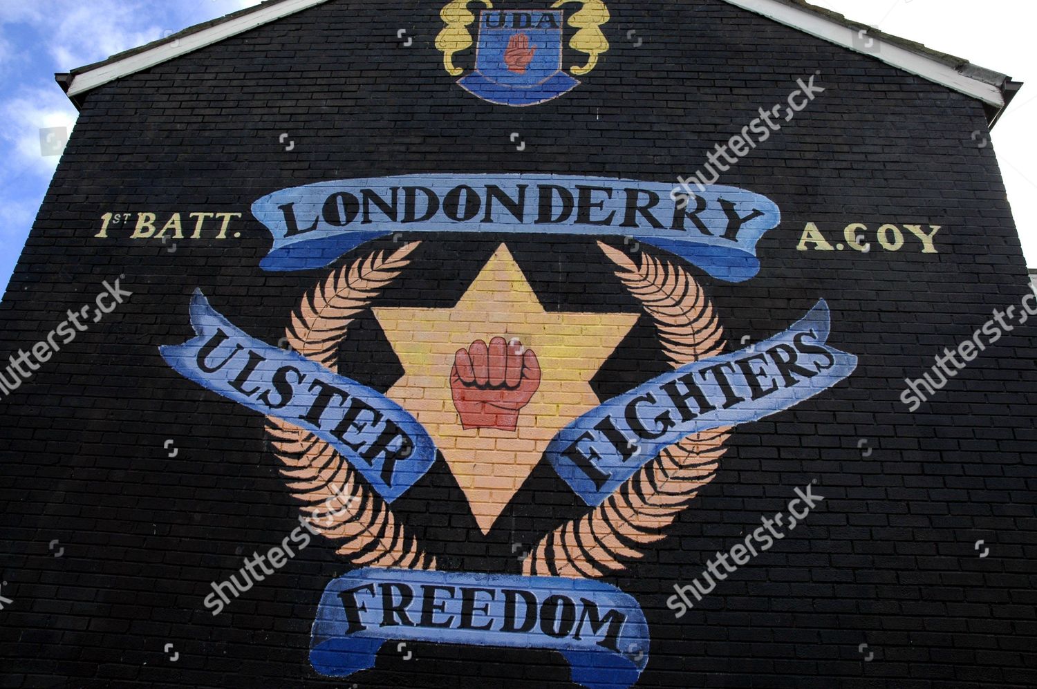 Detail Loyalist Ulster Freedom Fighters Uff Editorial Stock Photo ...
