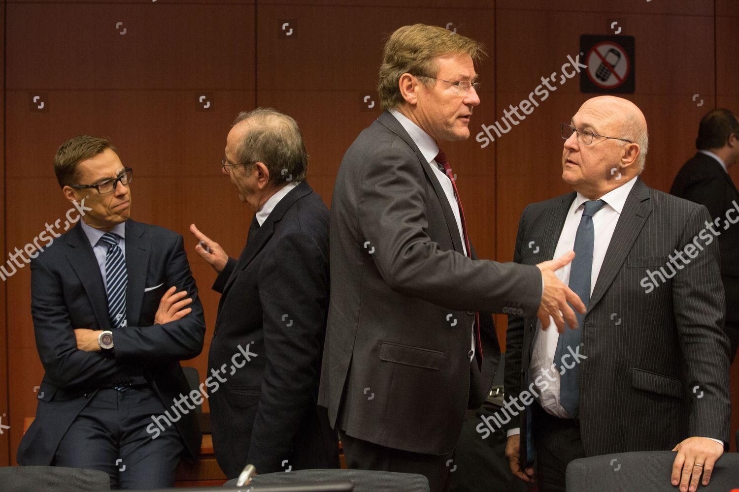 Alexander Stubb Pier Carlo Padoan Johan Editorial Stock Photo - Stock ...