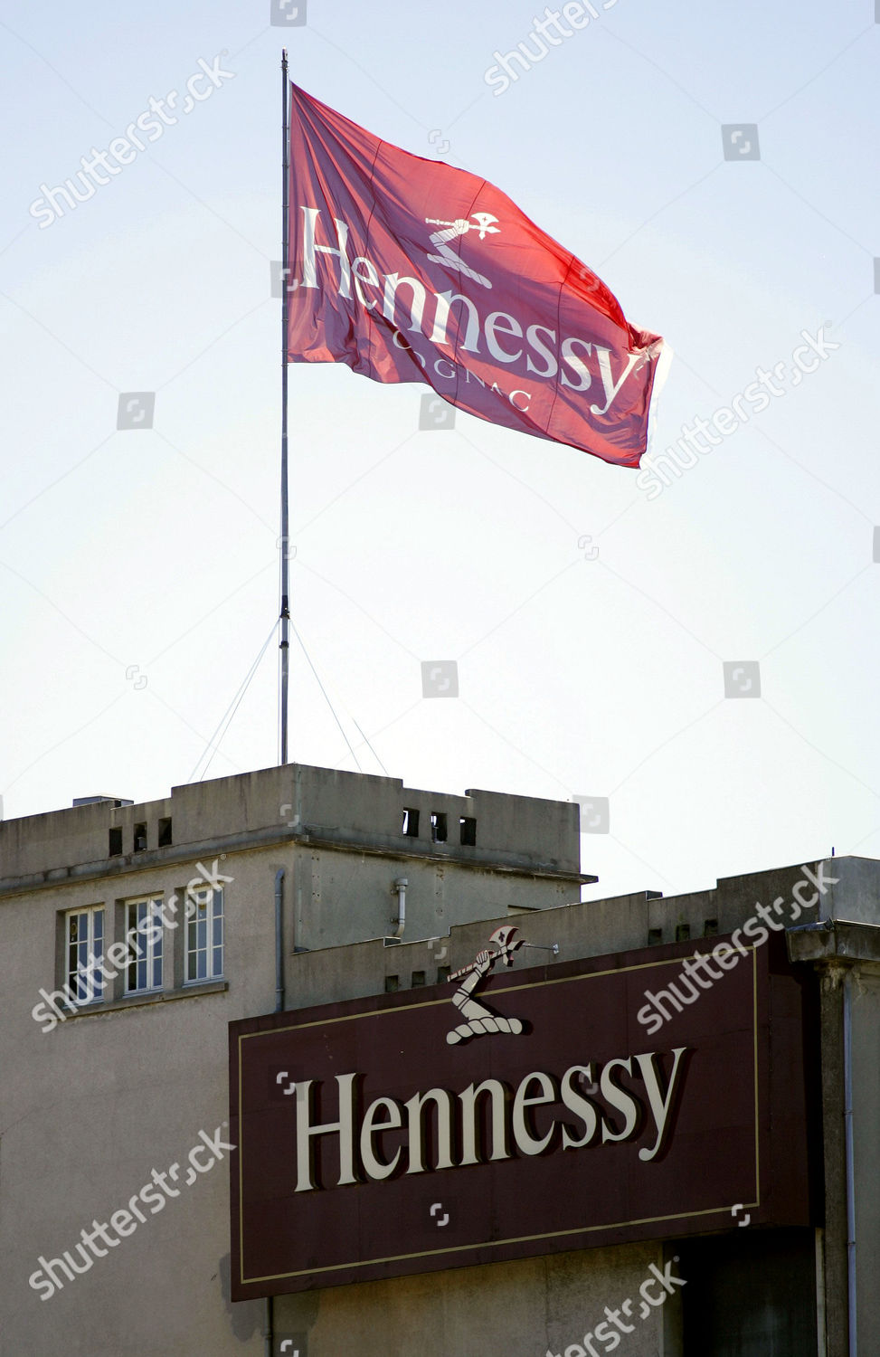 Hennessy Cognac Distillery On Bank River Editorial Stock Photo - Stock ...
