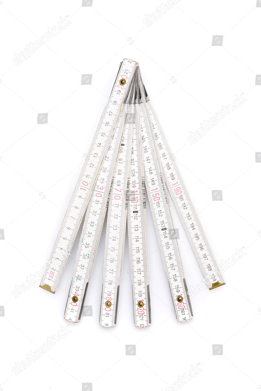 Folding Ruler Fanned Out Editorial Stock Photo - Stock Image | Shutterstock