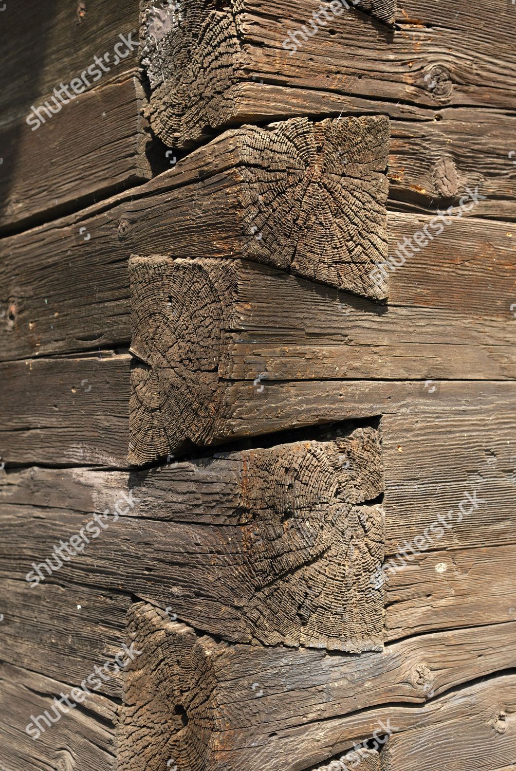 Dovetail Joint Corner Joint 500yearold Farmhouse Editorial Stock Photo ...