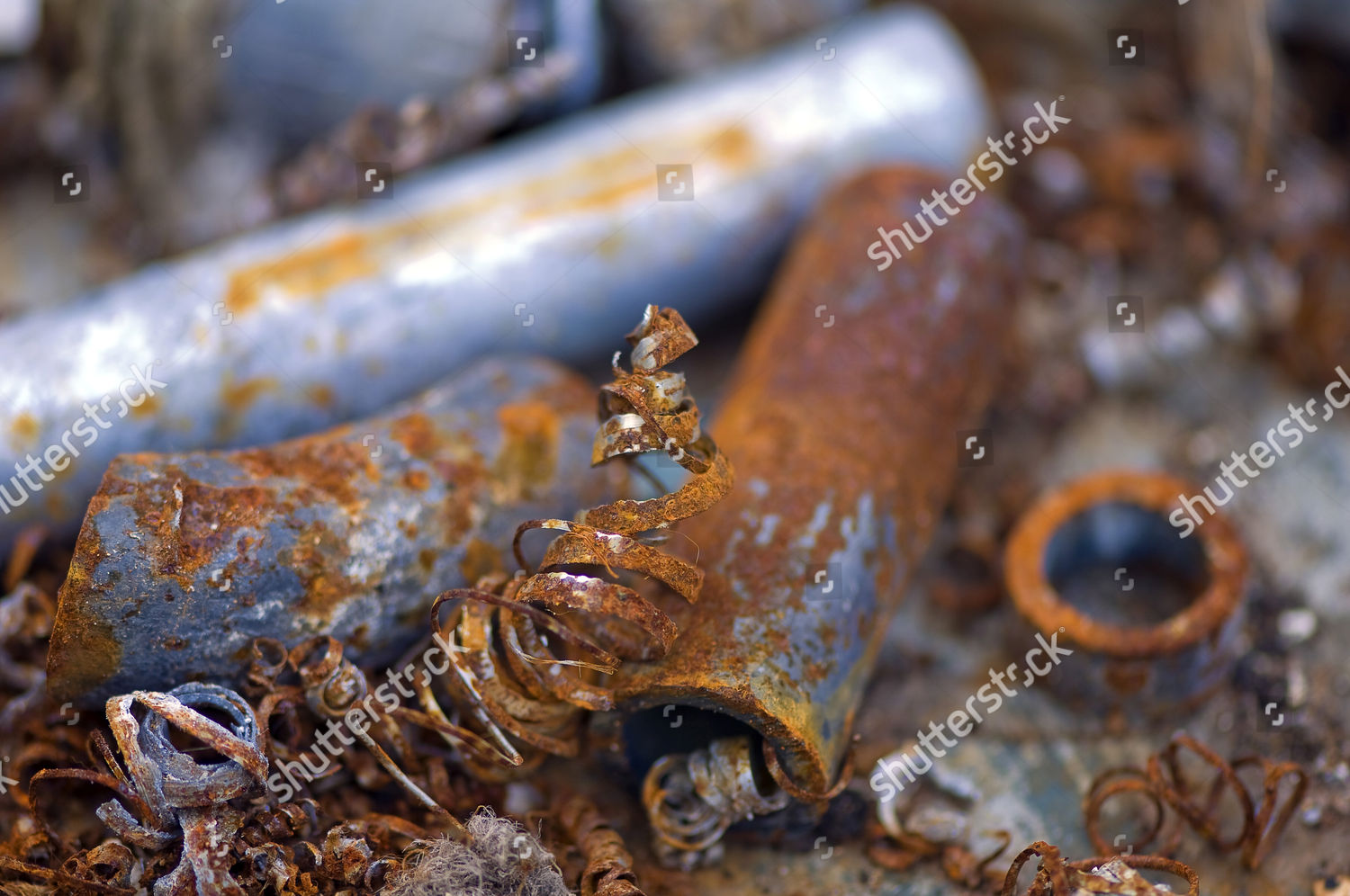 Rusty Water Pipes Rusty Chips Iron Editorial Stock Photo - Stock Image ...