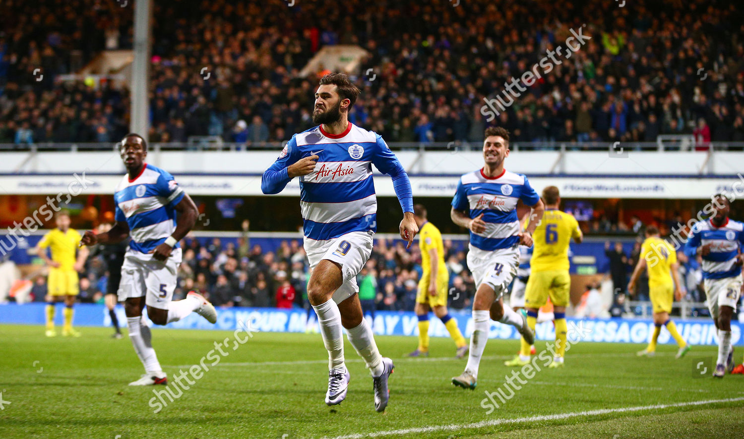Charlie Austin Qpr Celebrates Scoring His Editorial Stock Photo - Stock ...