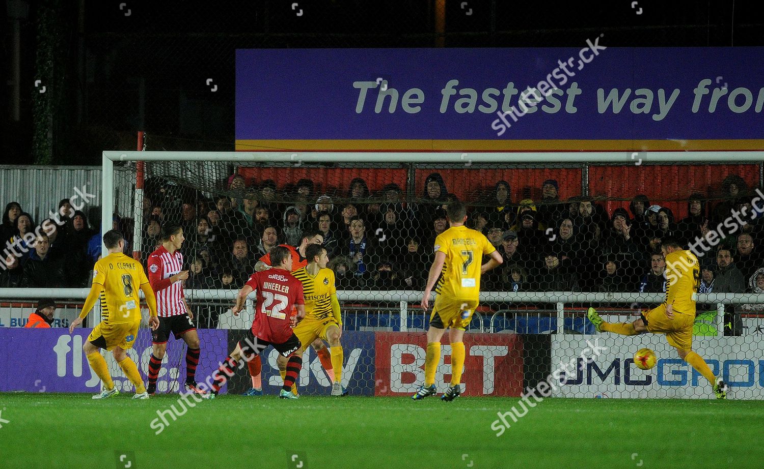 Exeter City Score Late Equaliser Editorial Stock Photo - Stock Image ...