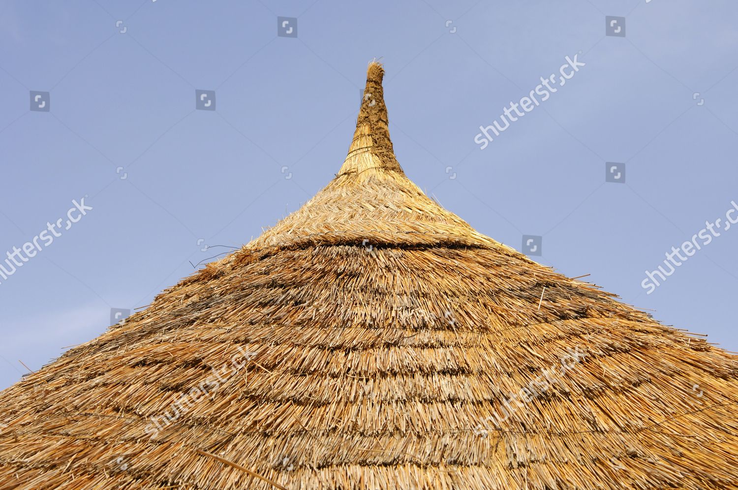 Coneshaped Thatched Roof African Round Hut Editorial Stock Photo ...