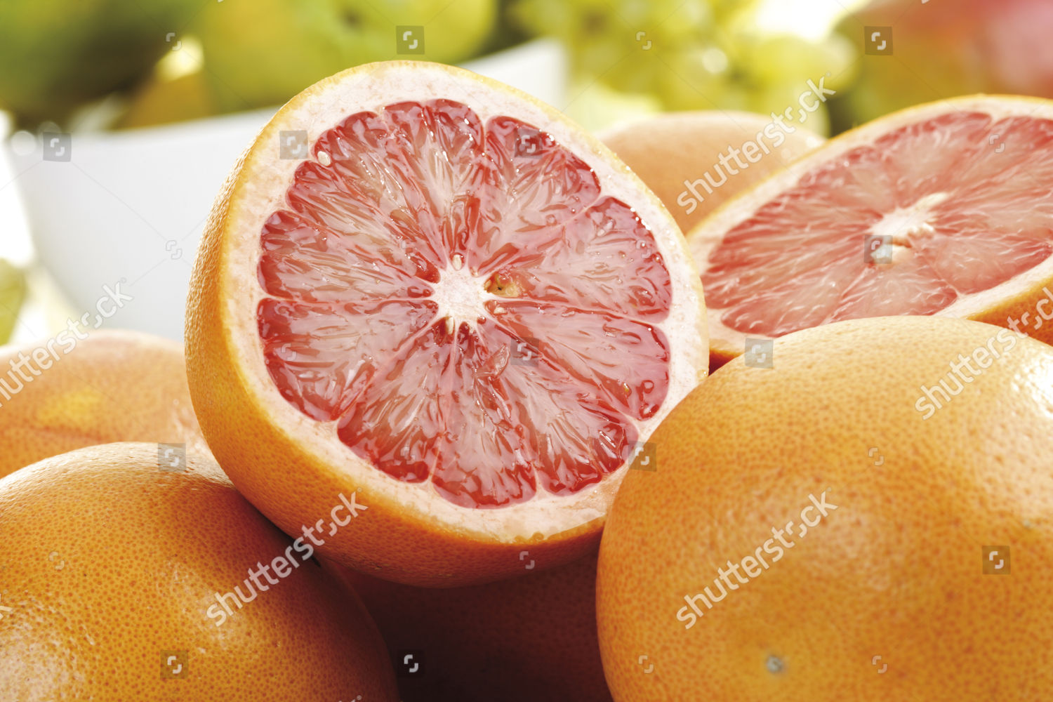 Ruby Red Grapefruits Citrus X Paradisi Editorial Stock Photo - Stock Image | Shutterstock