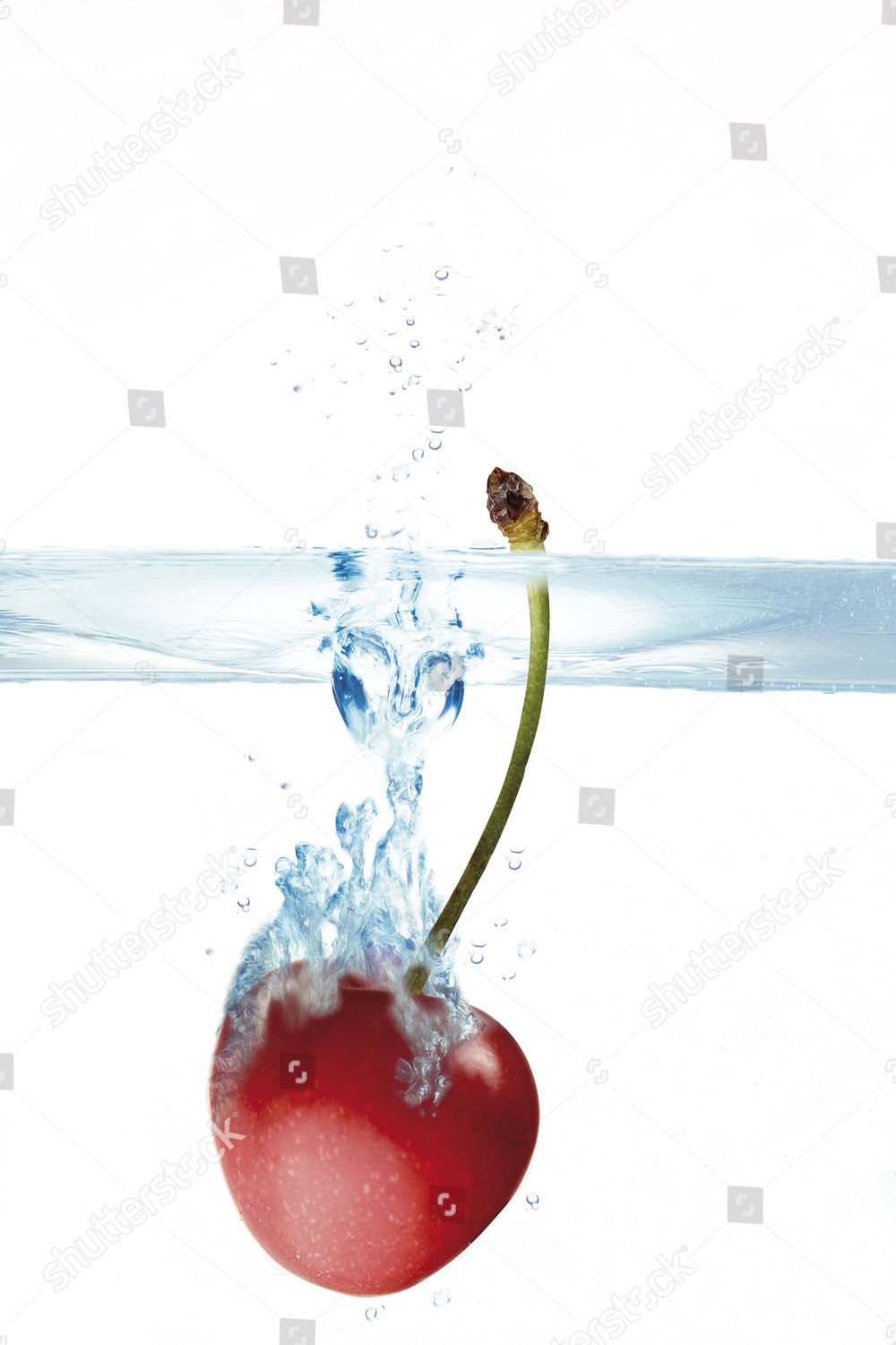 Cherry Dunked Into Water Editorial Stock Photo - Stock Image | Shutterstock