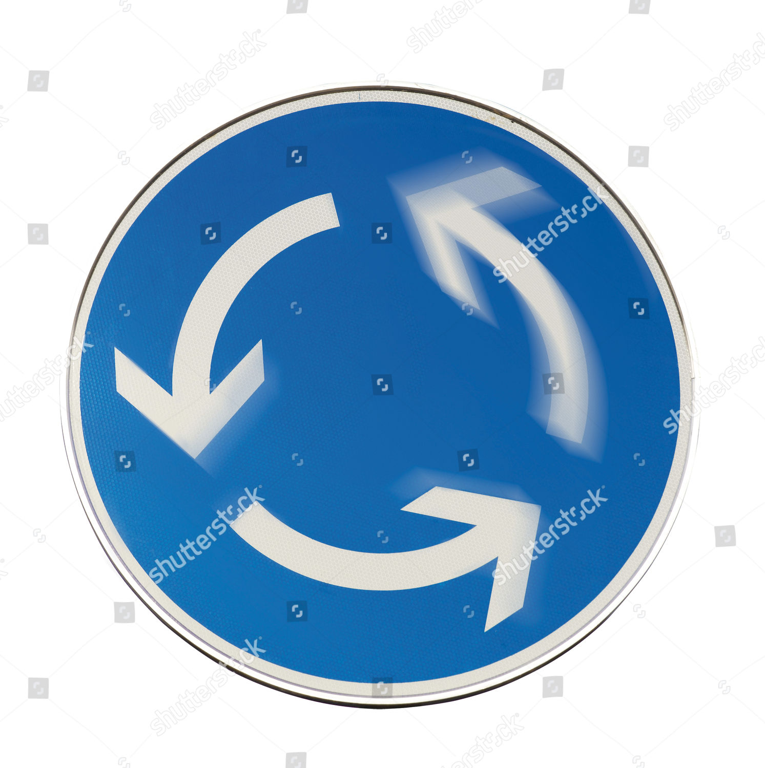 Traffic Sign Roundabout Editorial Stock Photo - Stock Image | Shutterstock