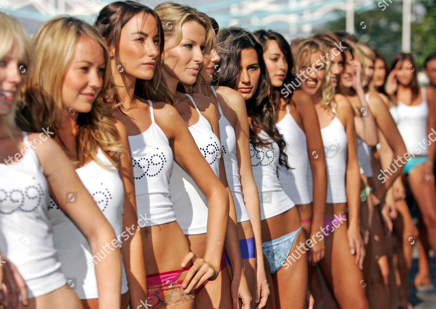 Models Wearing Sloggi Underwear Celebrate Brands Editorial Stock Photo - Stock Image | Shutterstock