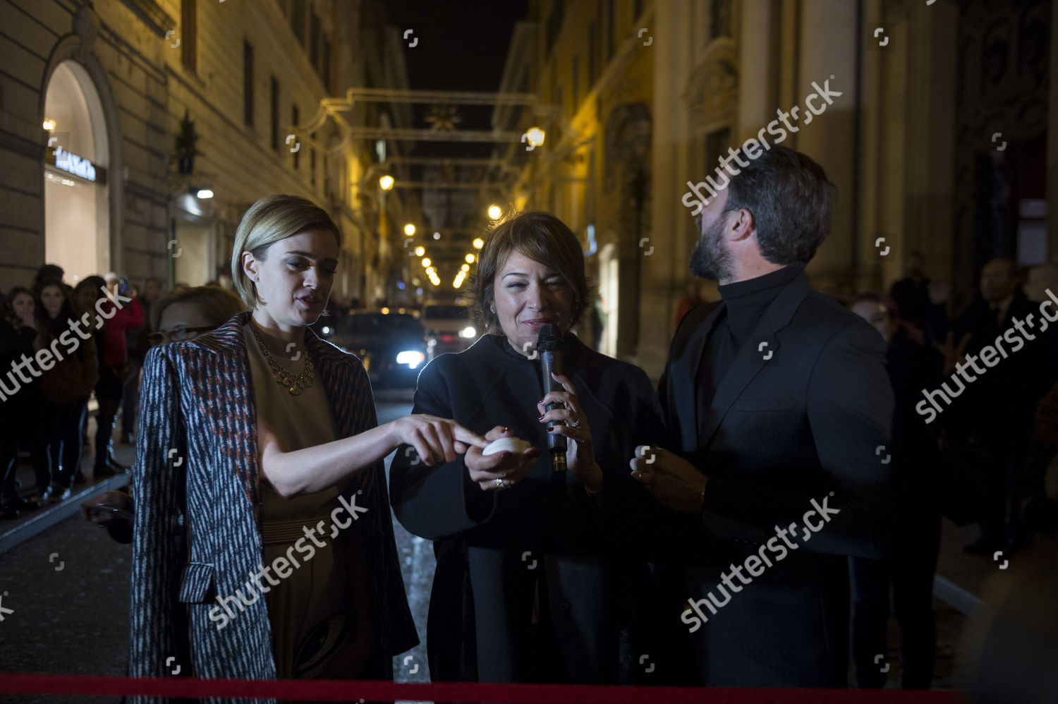 Luca Calvani R Tiziana Cuscuna C Editorial Stock Photo - Stock Image ...