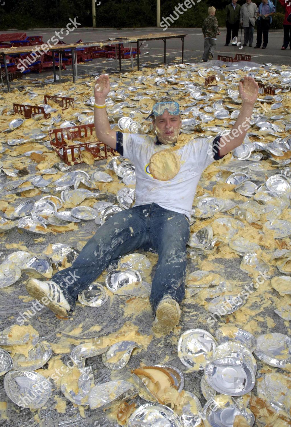 Oxiclean Custard Pie Fight Editorial Stock Photo - Stock Image ...