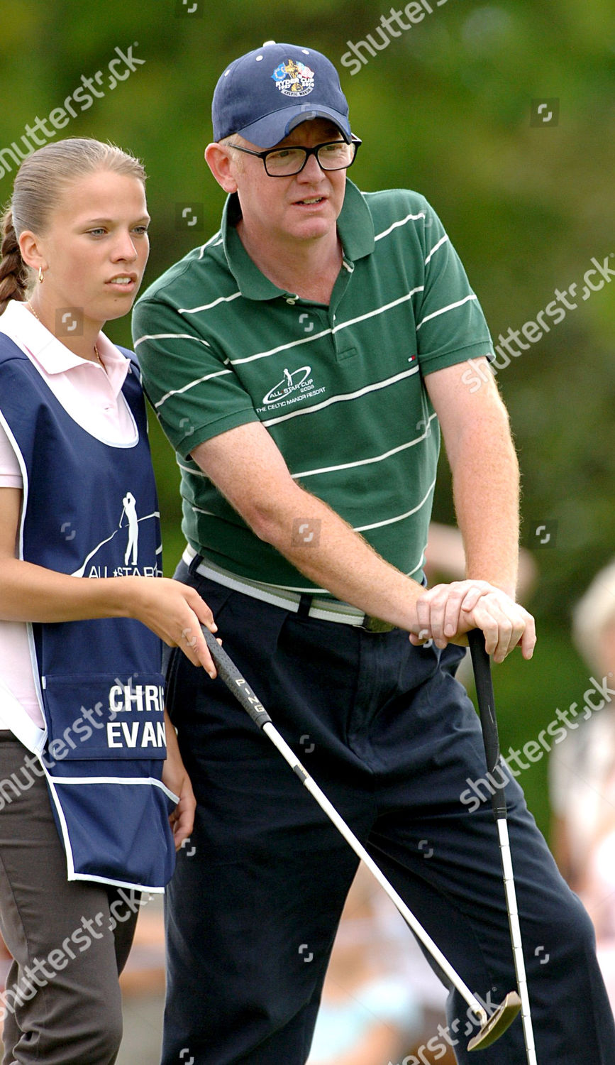 Chris Evans Caddy Natalie Harrison Editorial Stock Photo - Stock Image ...