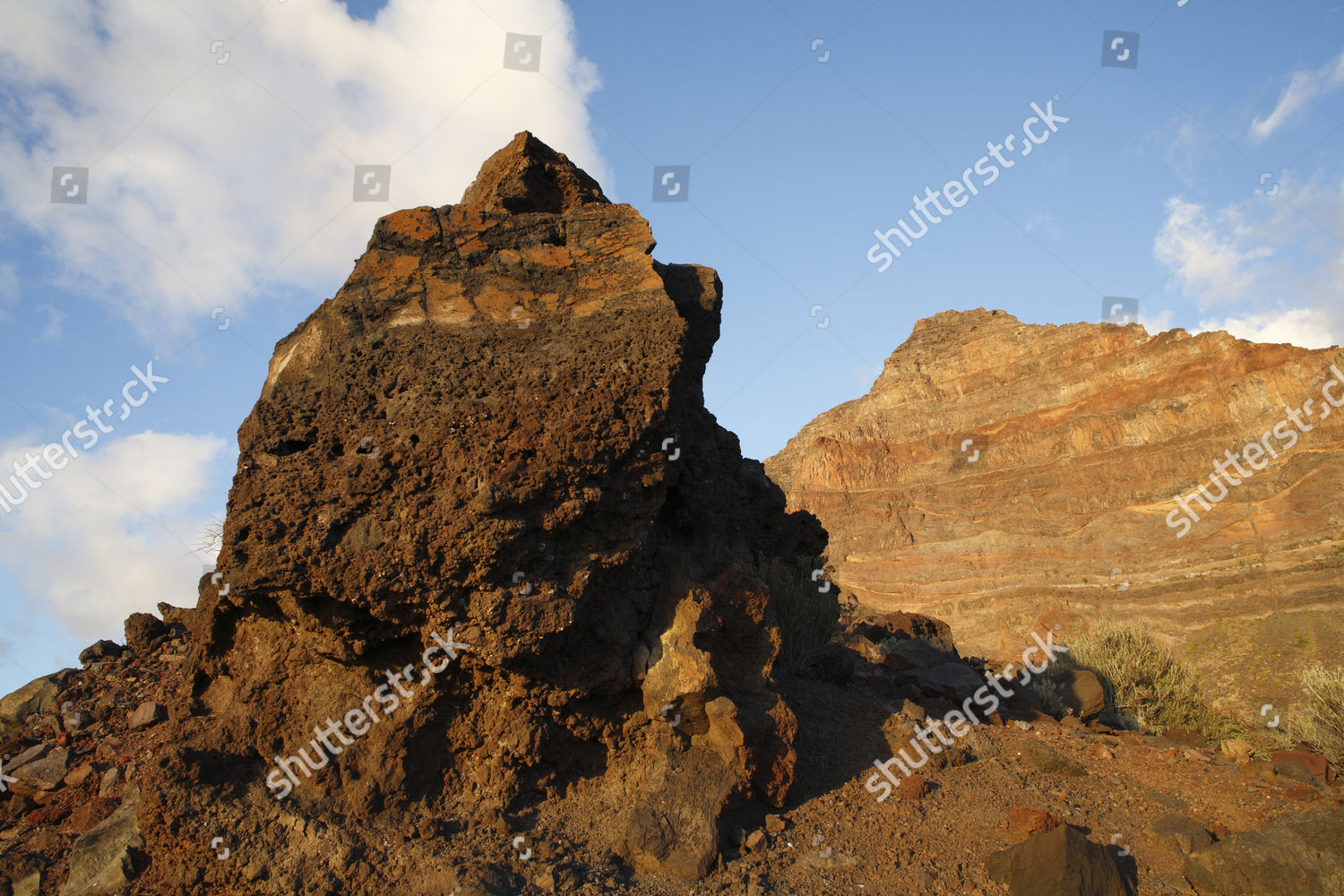 Rock Formation Coast La Merica Mountain Editorial Stock Photo - Stock ...