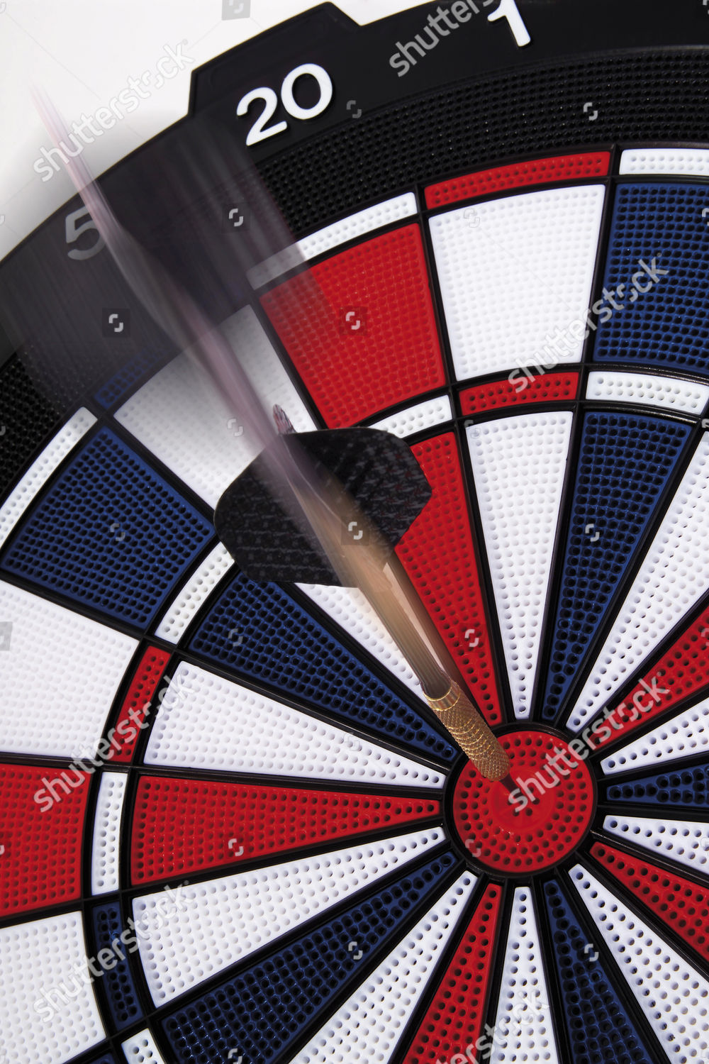 Direct Hit Dart Hitting Bullseye Editorial Stock Photo - Stock Image ...
