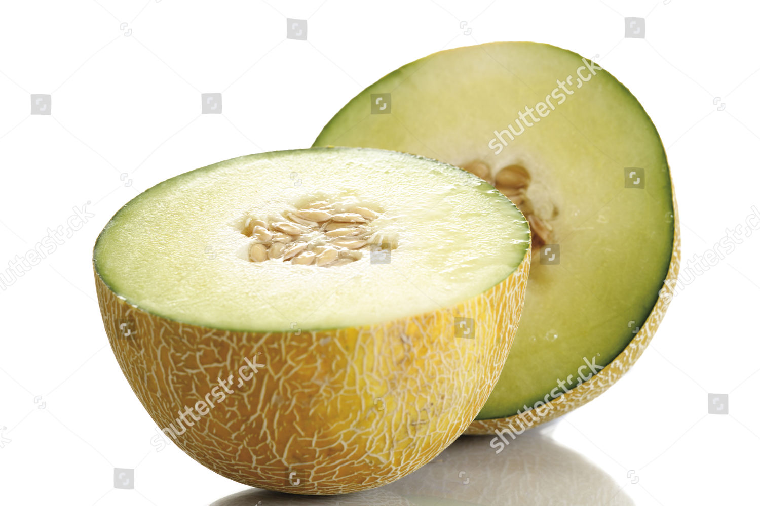 Galia Melon Cucumis Melo Var Reticulatus Editorial Stock Photo - Stock ...