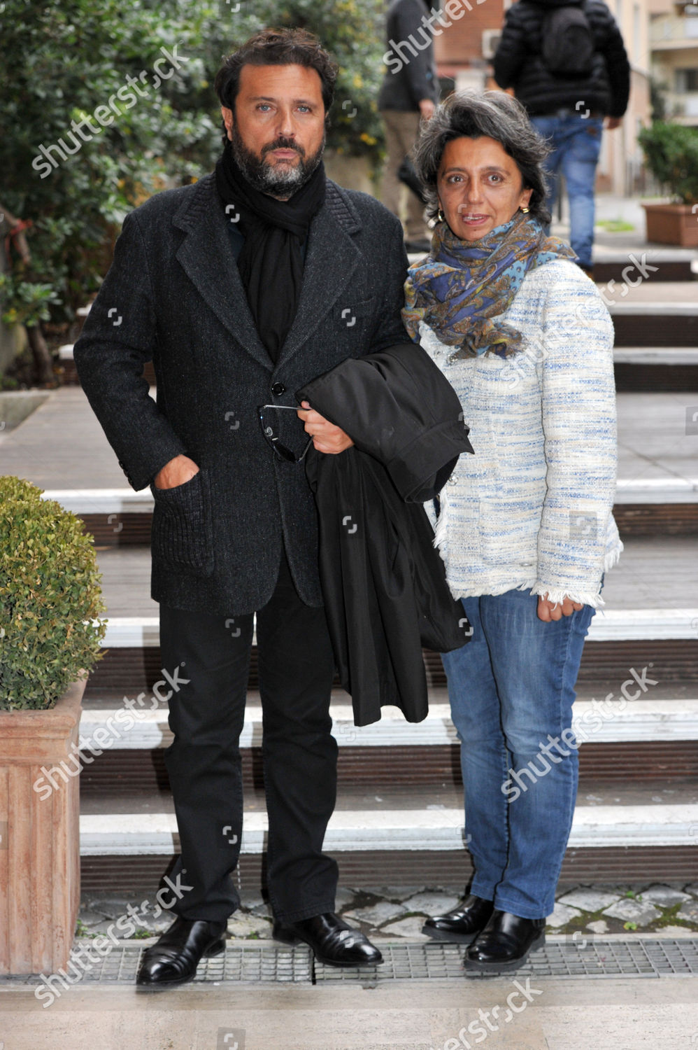 Francesco Schettino His Sister Giulia Schettino Editorial Stock Photo ...
