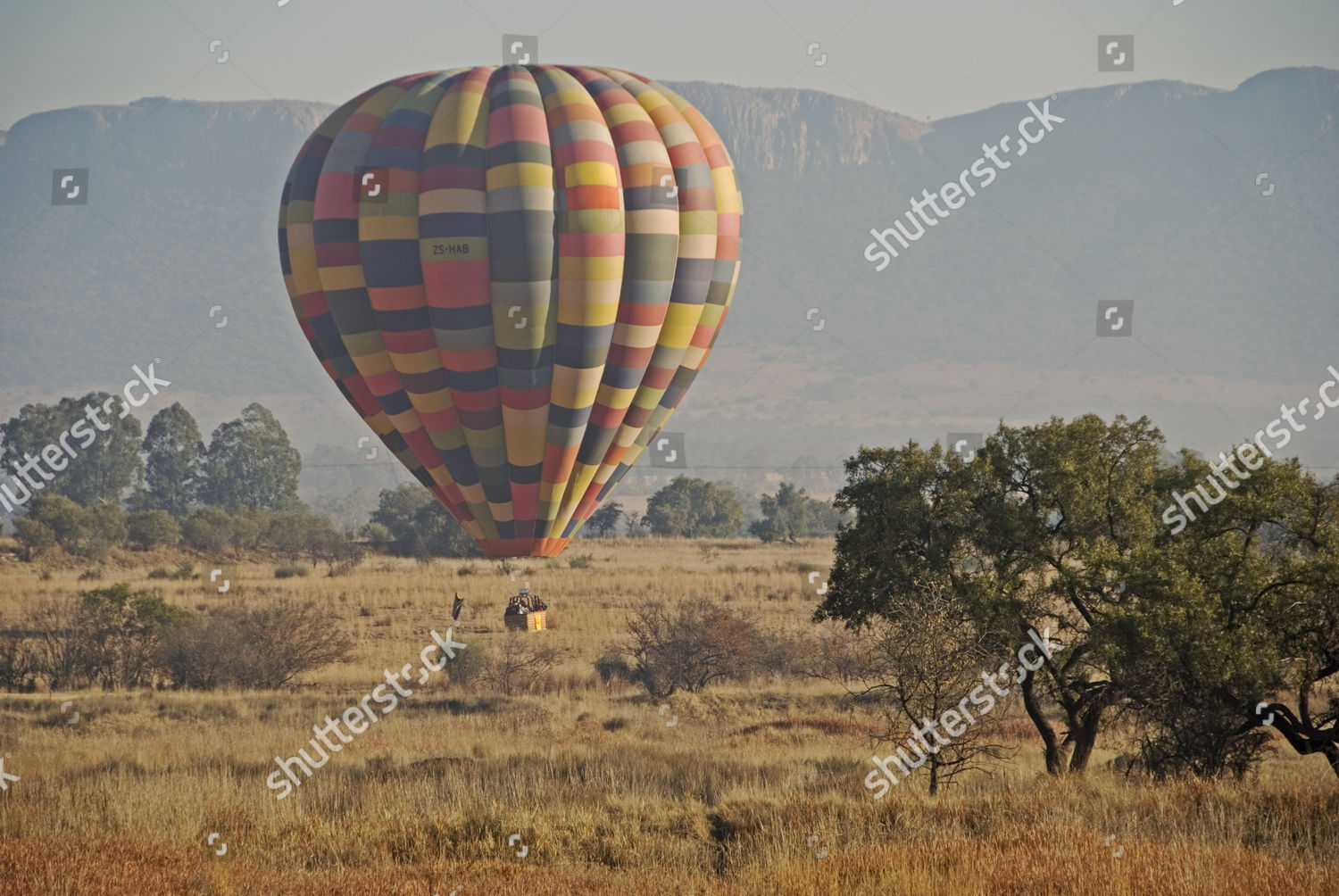 Hot Air Balloon Flight South Africa Editorial Stock Photo - Stock Image ...