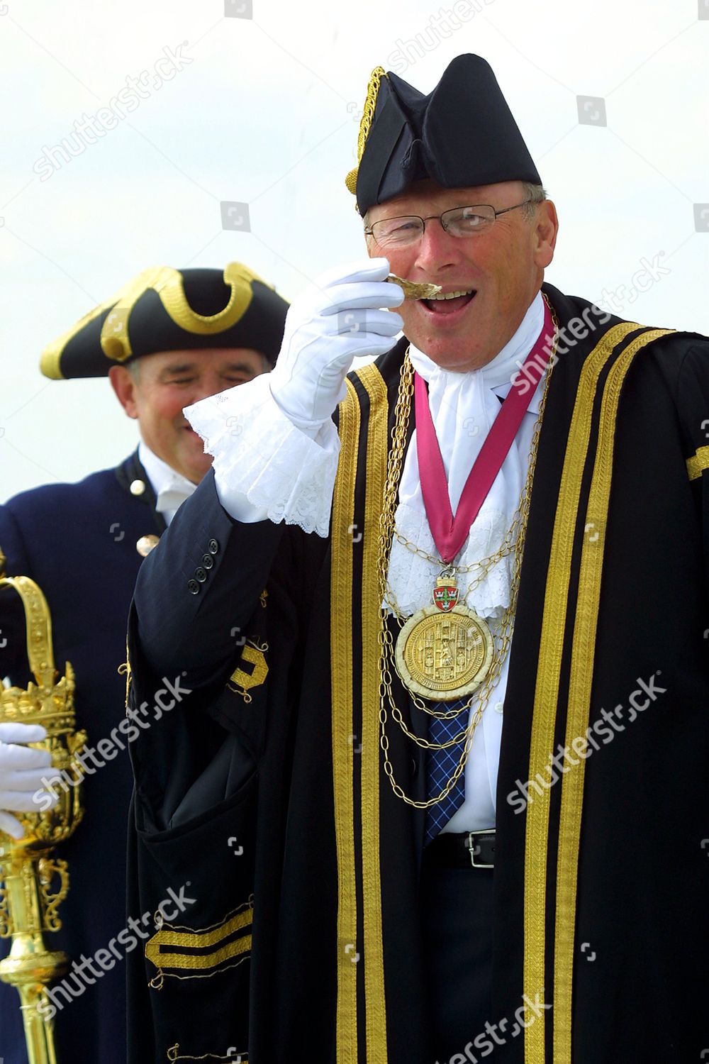 Colchester Mayor Terry Sutton Sampling First Editorial Stock Photo ...