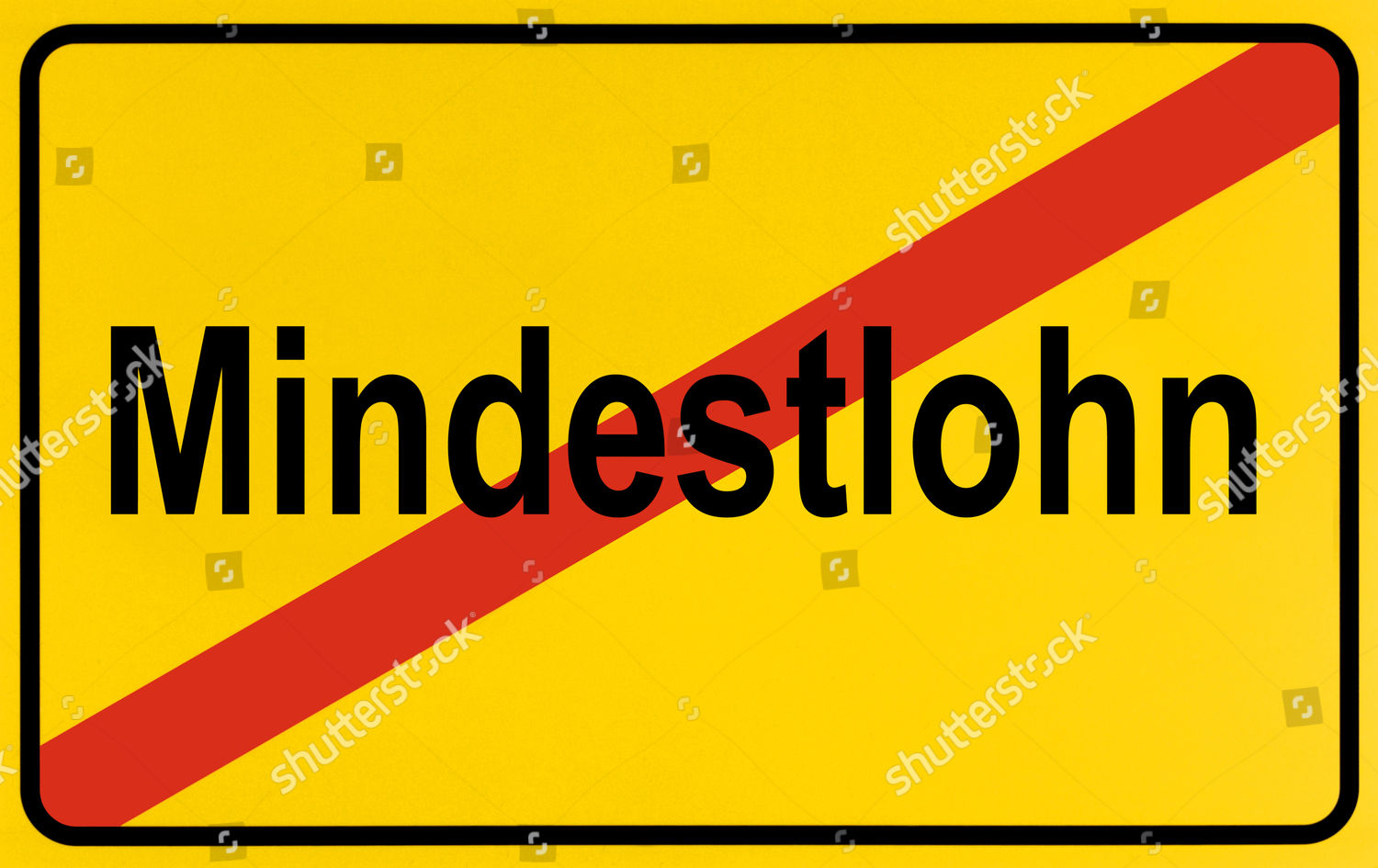 German City Limits Sign Symbolising End Editorial Stock Photo - Stock ...