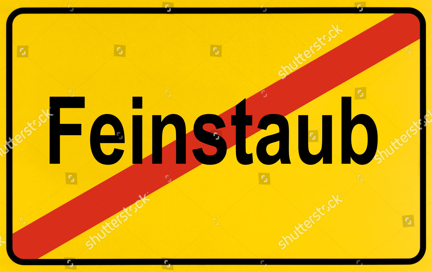 German City Limits Sign Symbolising End Editorial Stock Photo - Stock ...