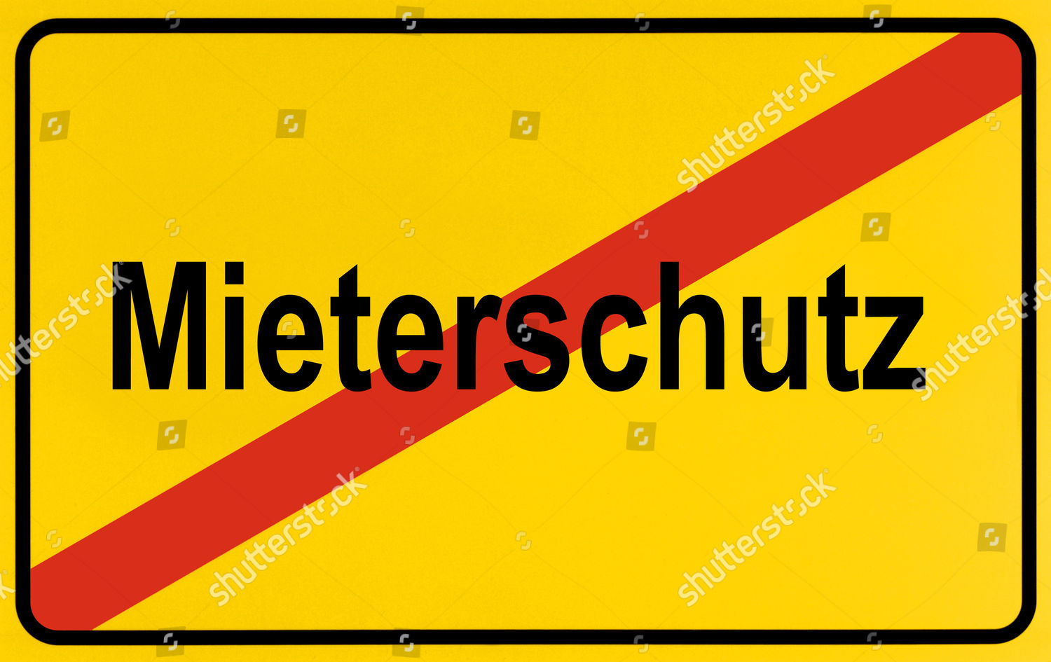 German City Limits Sign Symbolising End Editorial Stock Photo - Stock ...