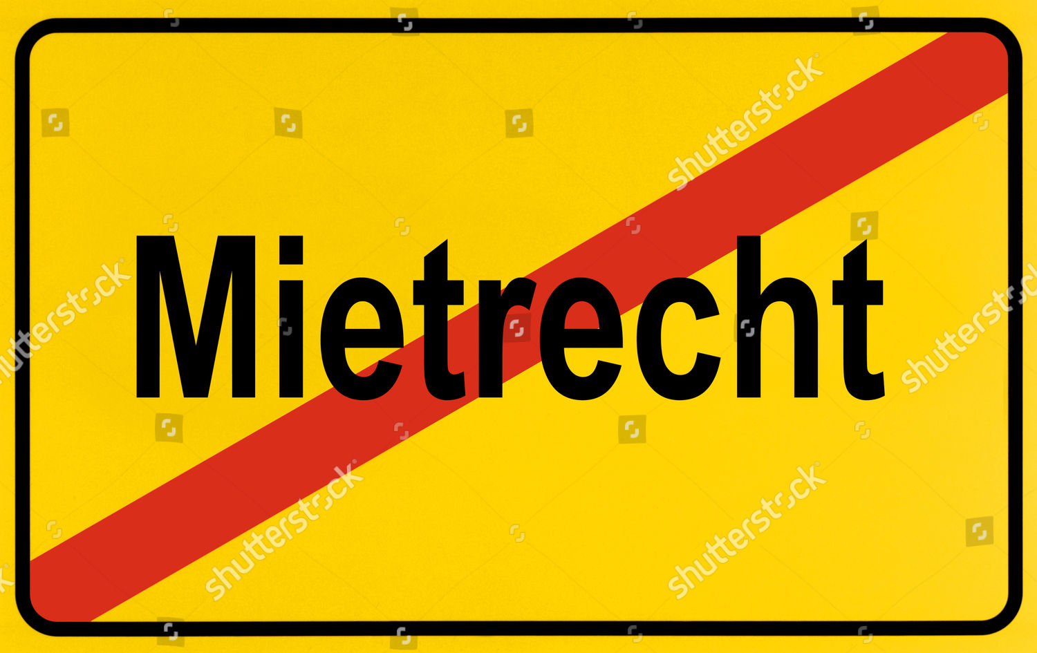 German City Limits Sign Symbolising End Editorial Stock Photo - Stock ...