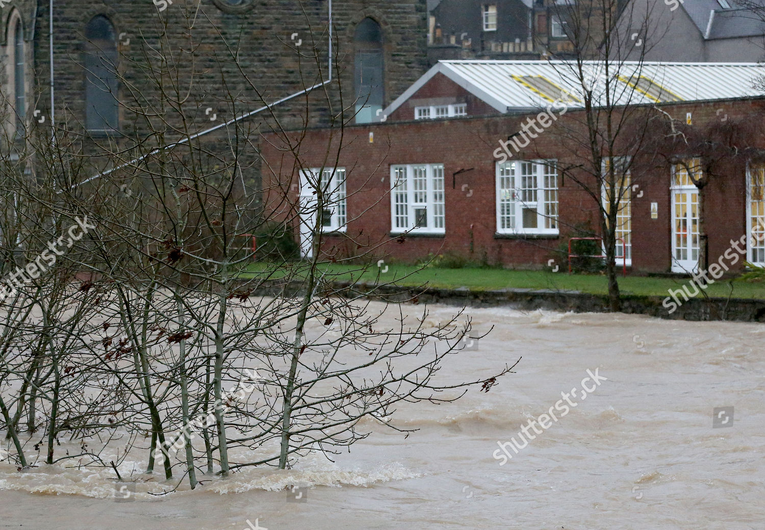 Hawick Under Flood Editorial Stock Photo - Stock Image | Shutterstock