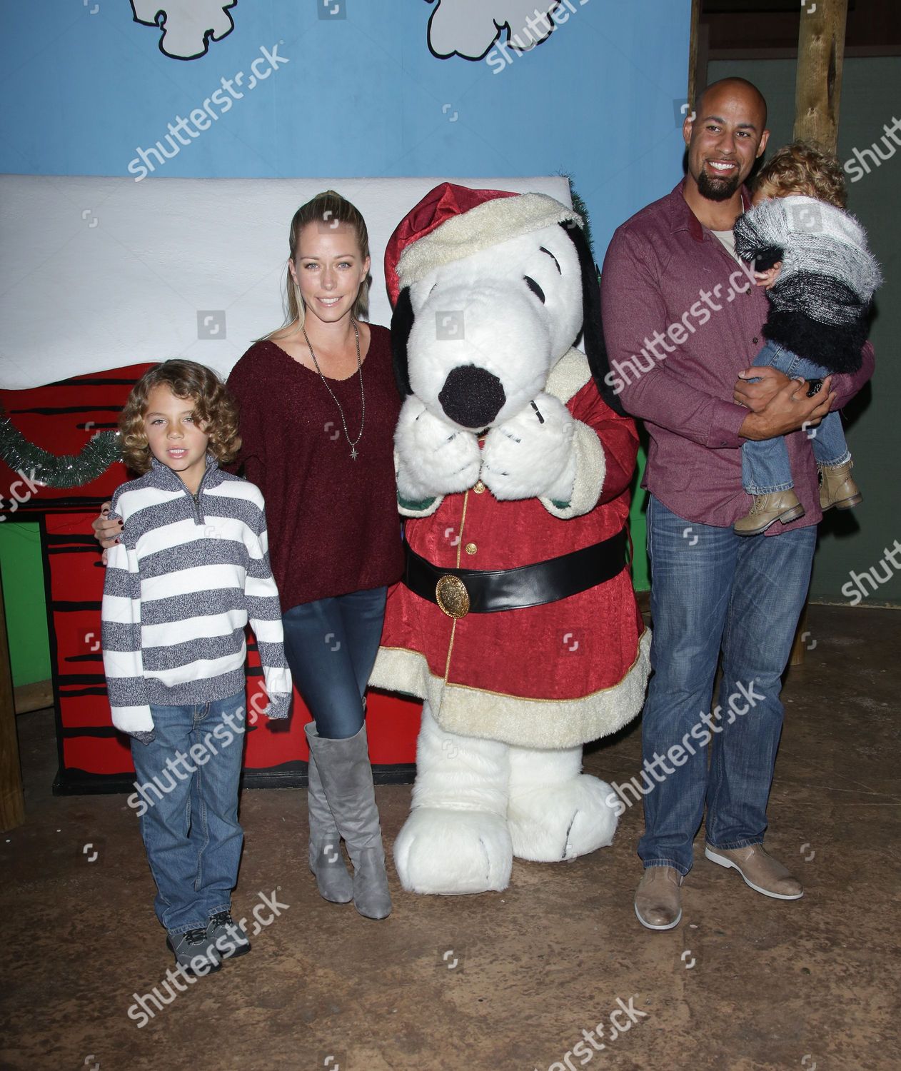 Kendra Wilkinson Hank Baskett Alijah Baskett Editorial Stock Photo ...