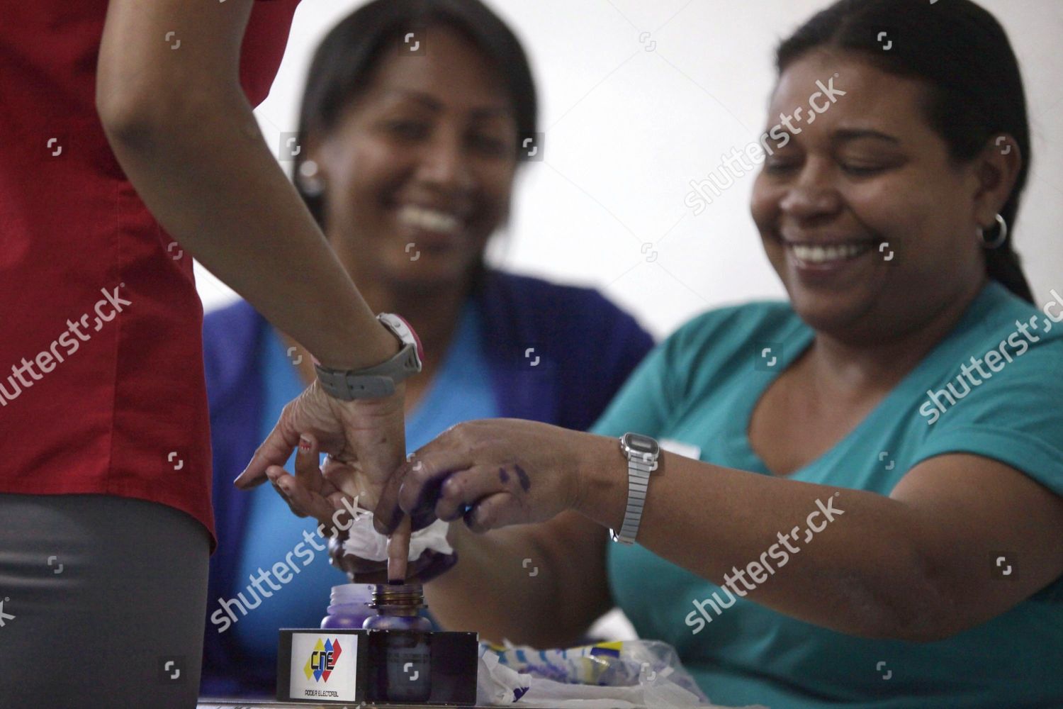 Citizen Marks Finger Voter Voting Centre Editorial Stock Photo - Stock ...
