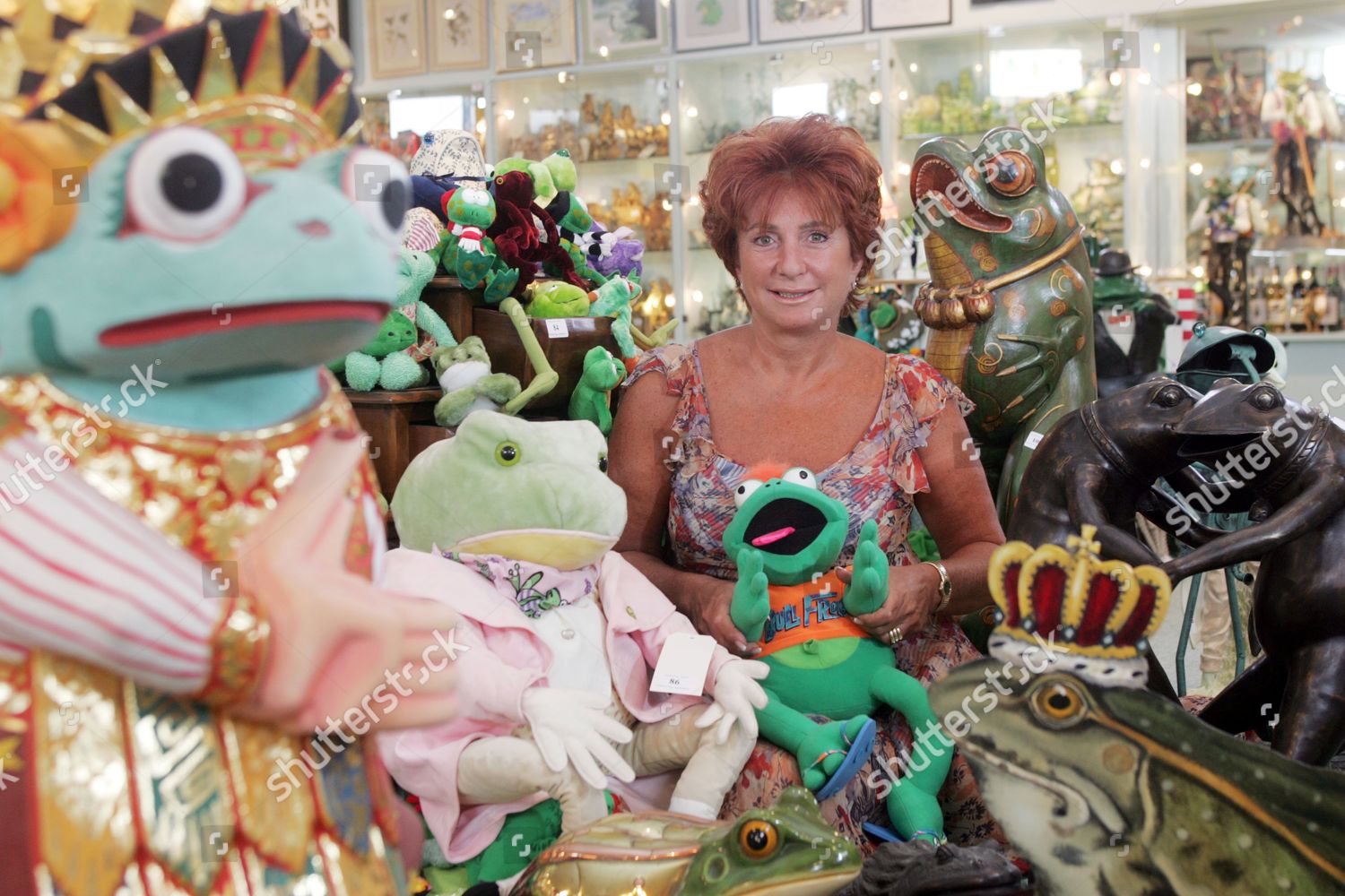 Mrs Sheila Crown Her Collection Frogs Editorial Stock Photo - Stock ...