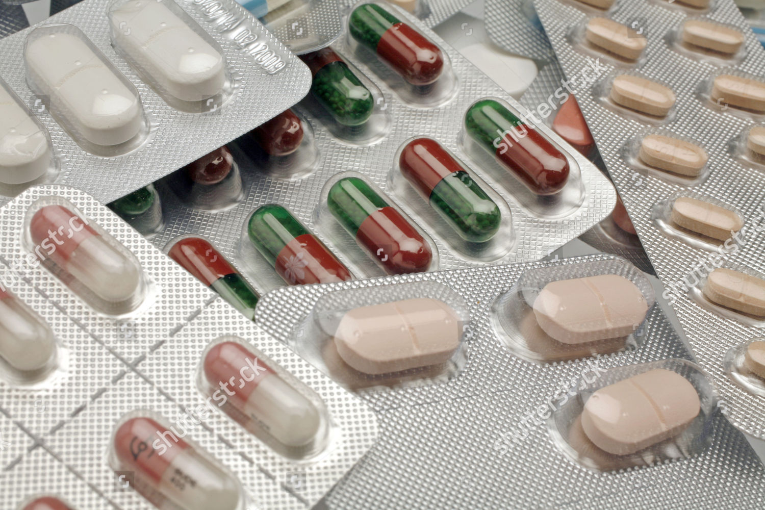 Variety Pills Capsules Wrapping Editorial Stock Photo - Stock Image ...