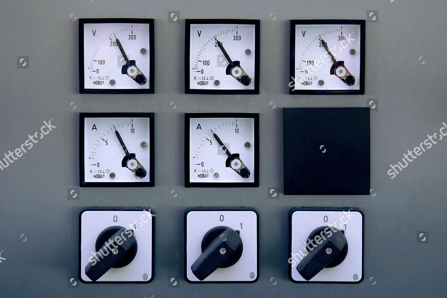 Switchboard Measuring Instruments Editorial Stock Photo - Stock Image ...