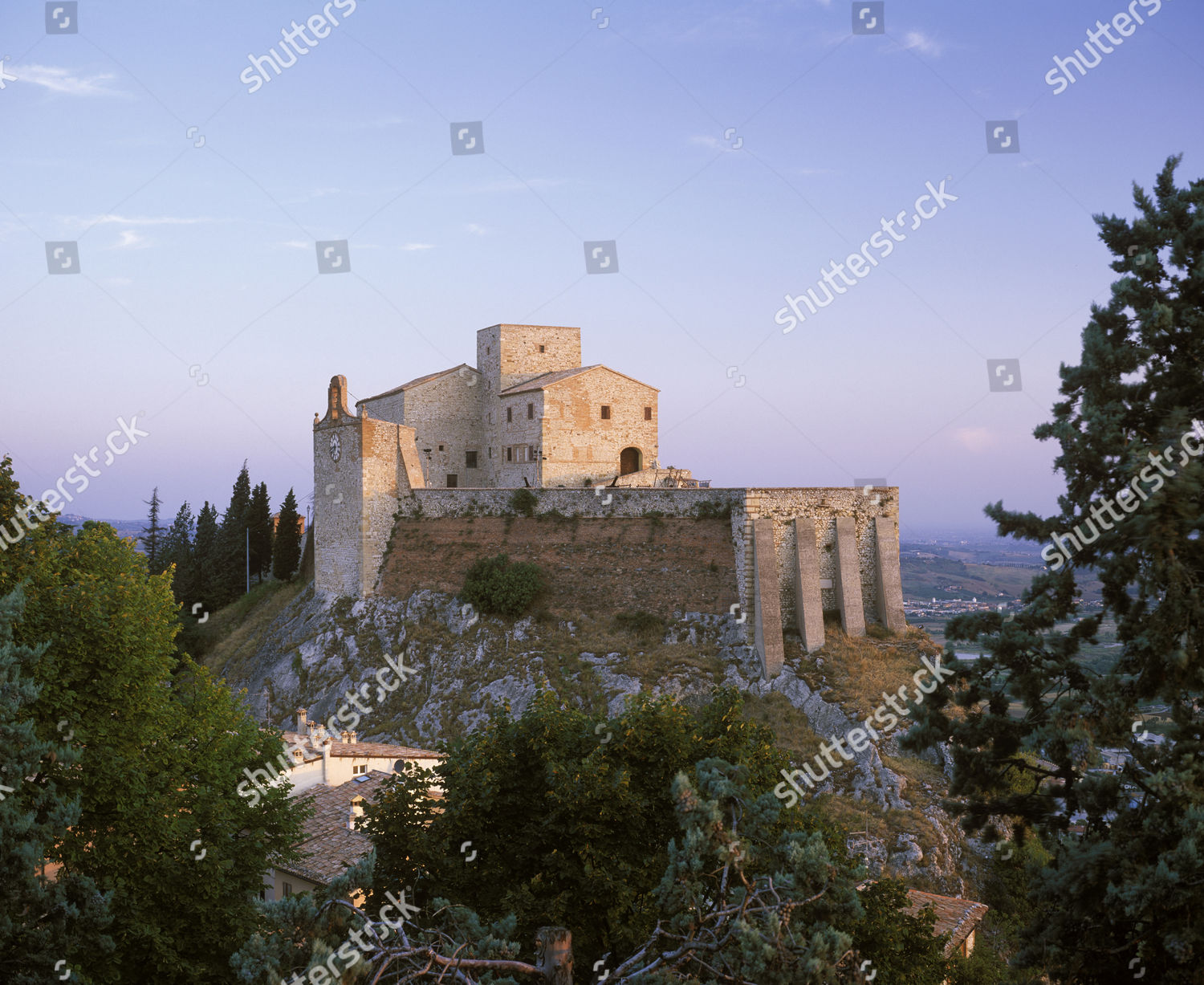 Malatesta Castle Verucchio Marecchia Valley Emiliaromagna Editorial ...