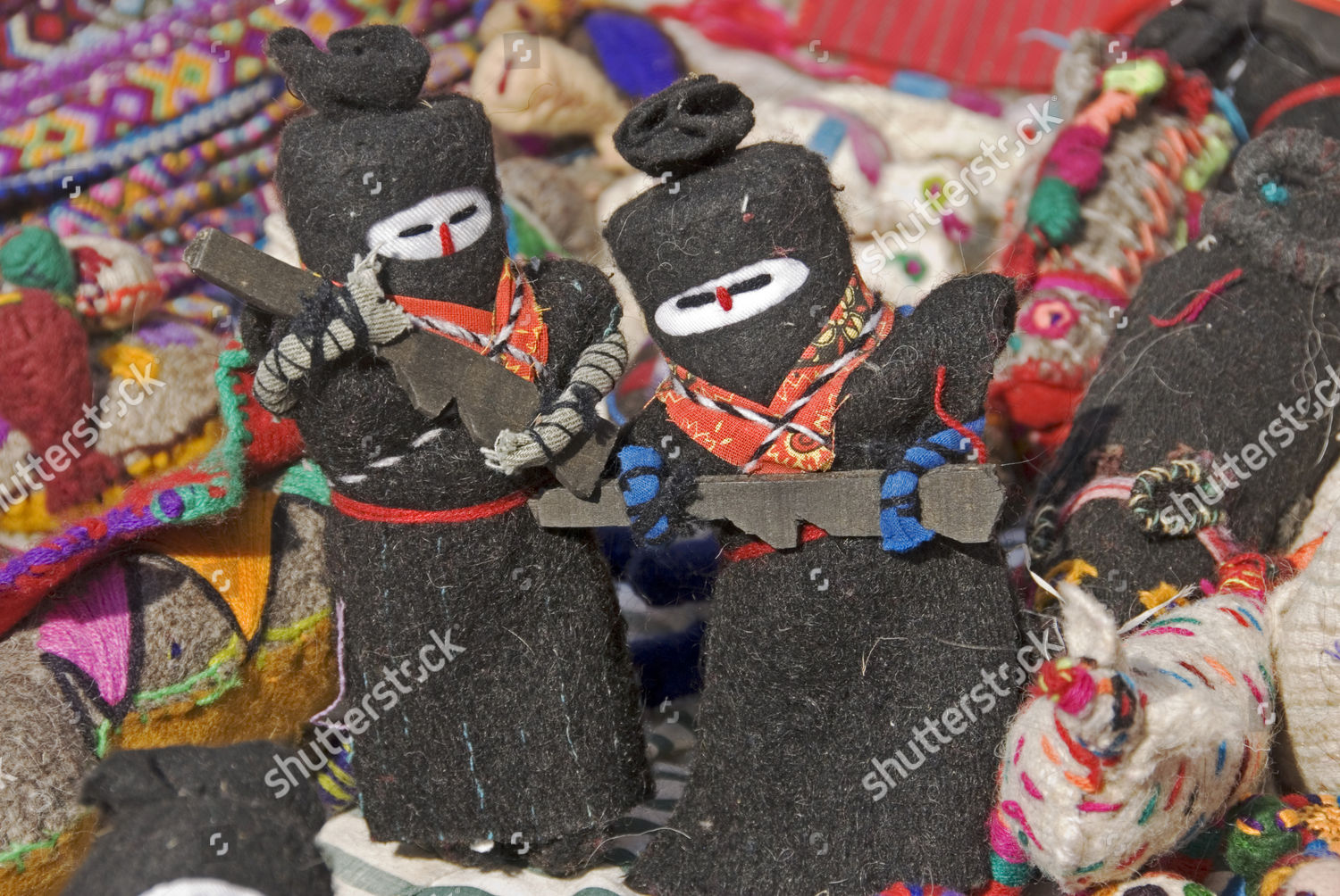 Subcommandante Marcos Puppets Guns Indian Market Editorial Stock Photo ...