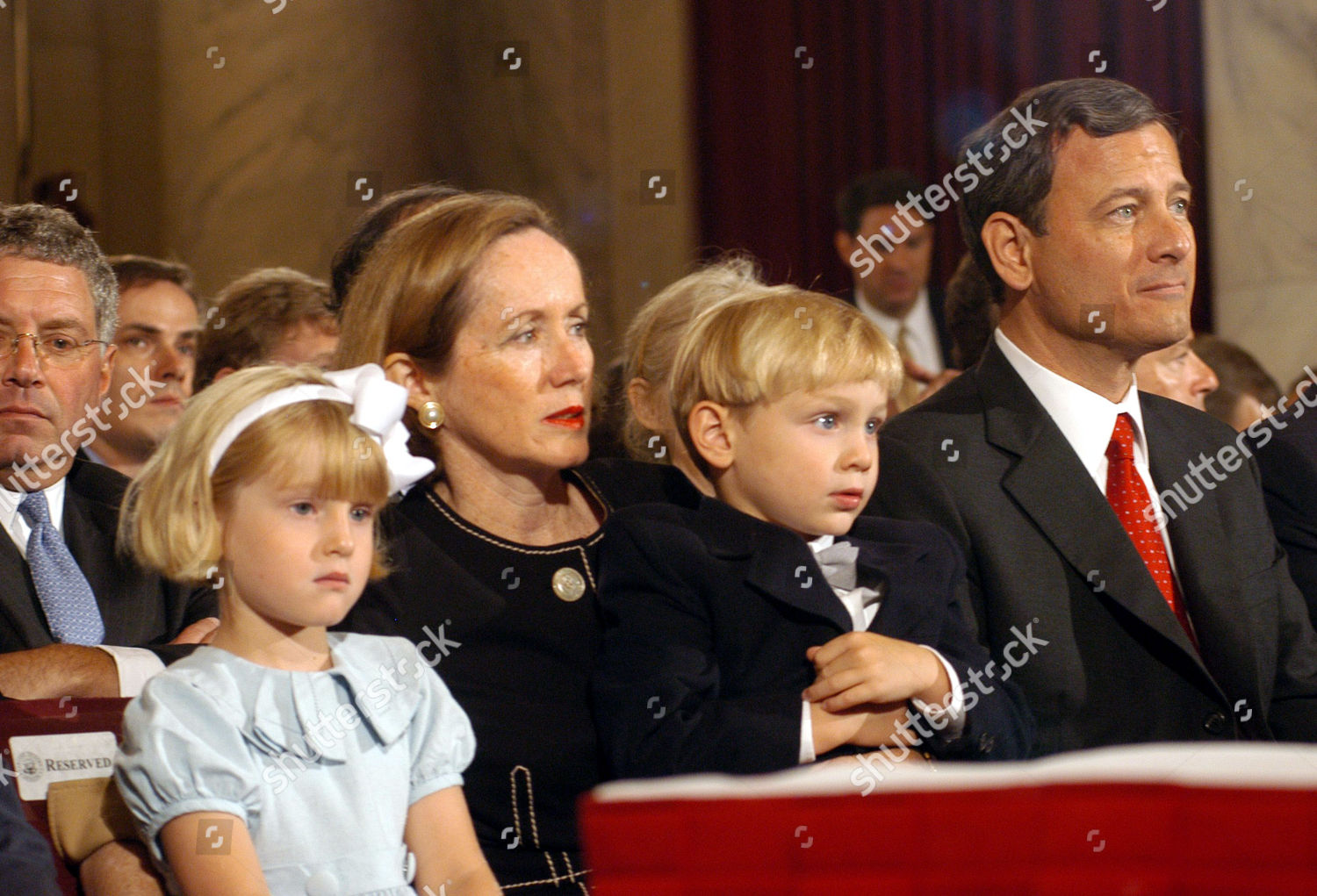 Judge John G Roberts His Wife Editorial Stock Photo - Stock Image ...