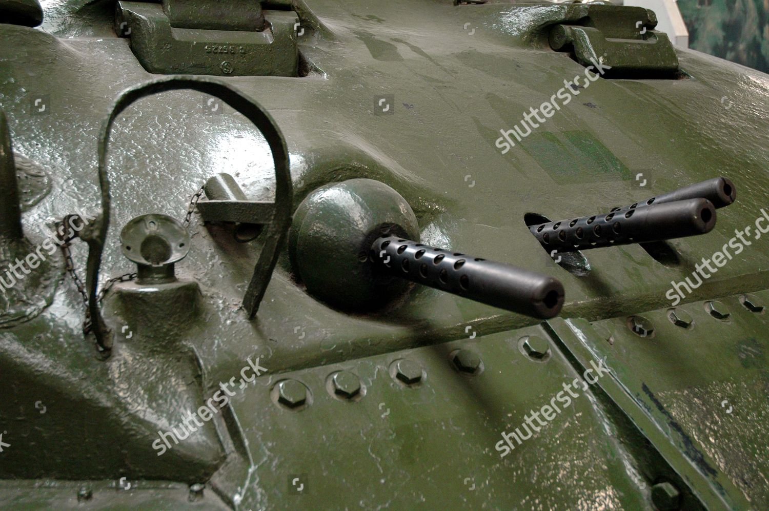 Sherman Tank Machine Guns World War Editorial Stock Photo - Stock Image ...