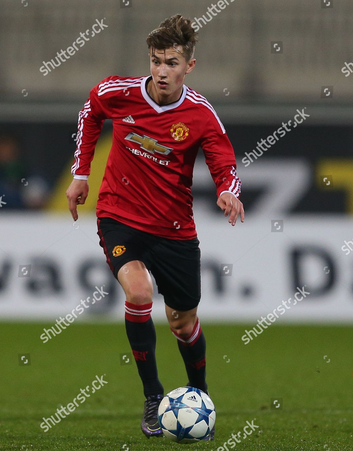 Callum Gribbin Manchester United During Uefa Editorial Stock Photo ...