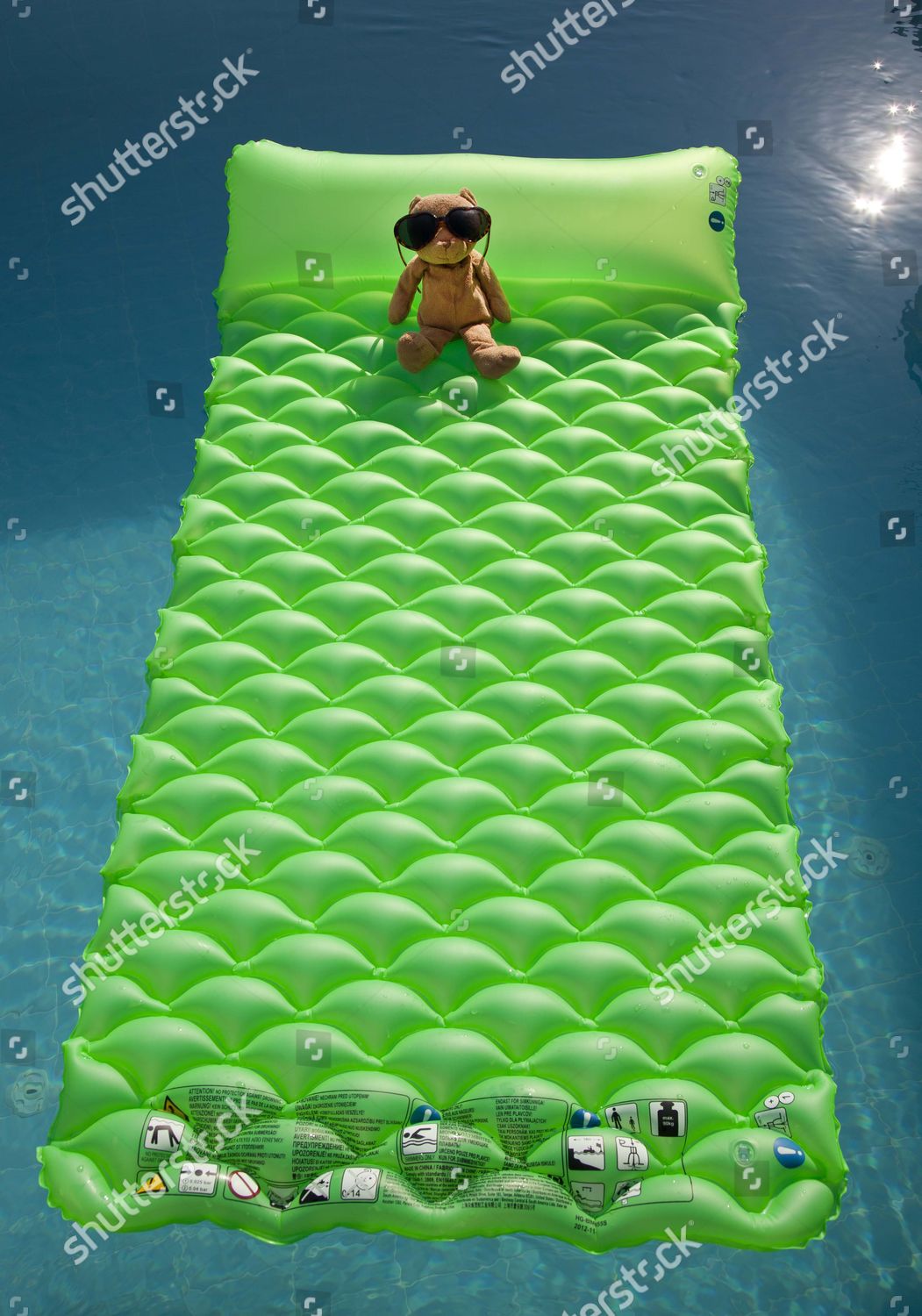 Inflatable Lilo Floating On Villa Swimming Editorial Stock Photo ...