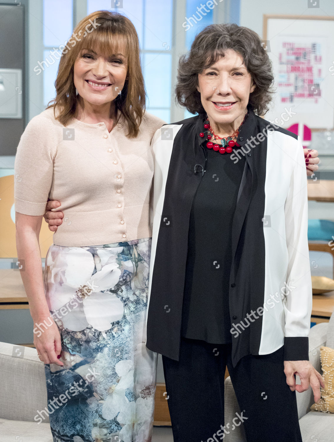 Lorraine Kelly Lily Tomlin Editorial Stock Photo - Stock Image ...