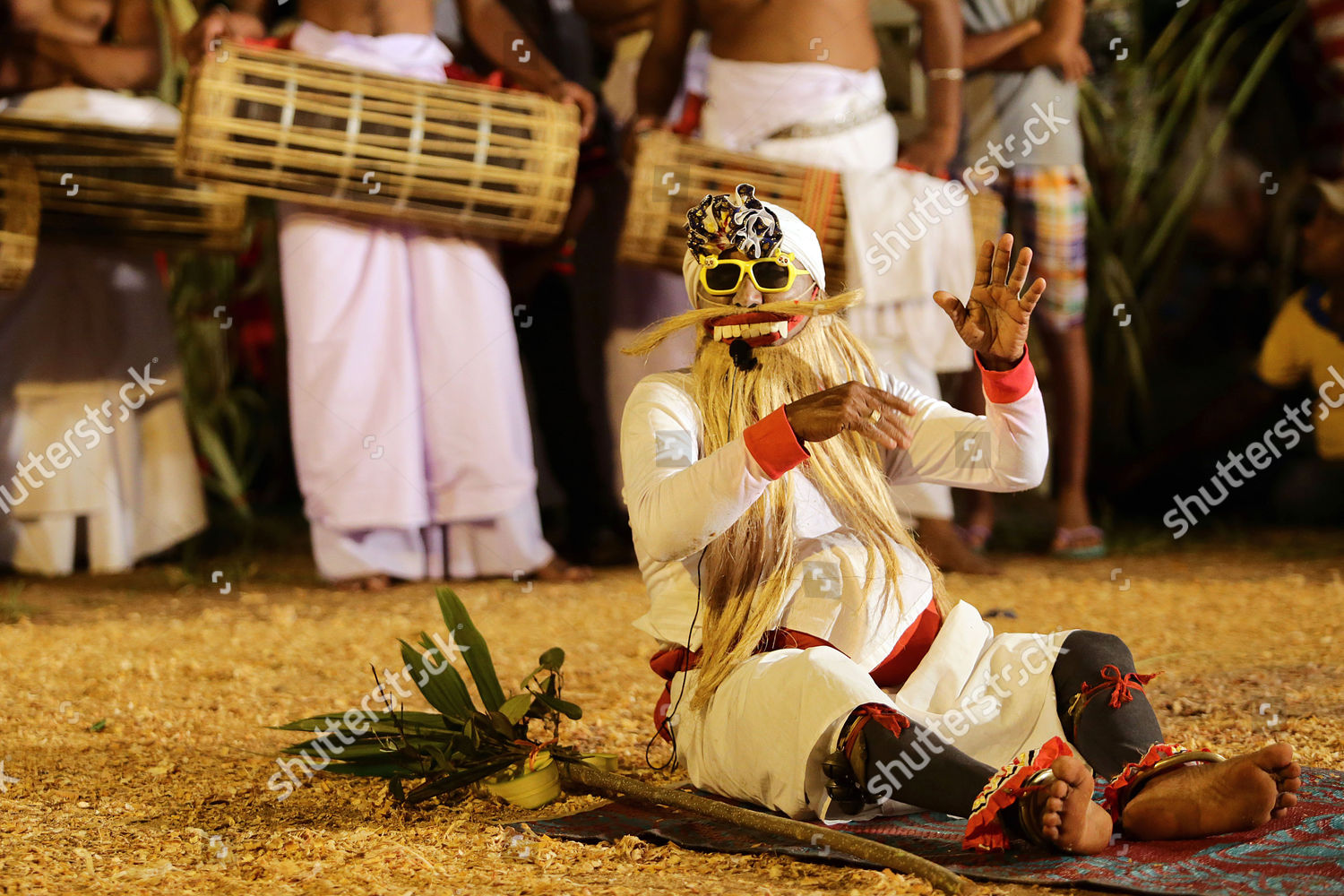Sri Lankan Traditional Dancer Performs During Editorial Stock Photo ...