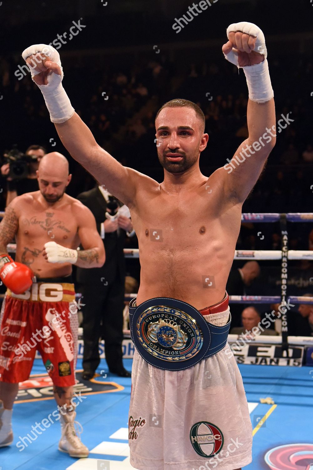 Paul Malignaggi White Shorts Defeats Antonio Editorial Stock Photo ...