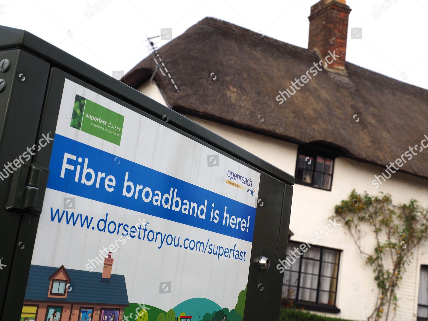 Bt Openreach Fibre Broadband Connection Box Editorial Stock Photo ...