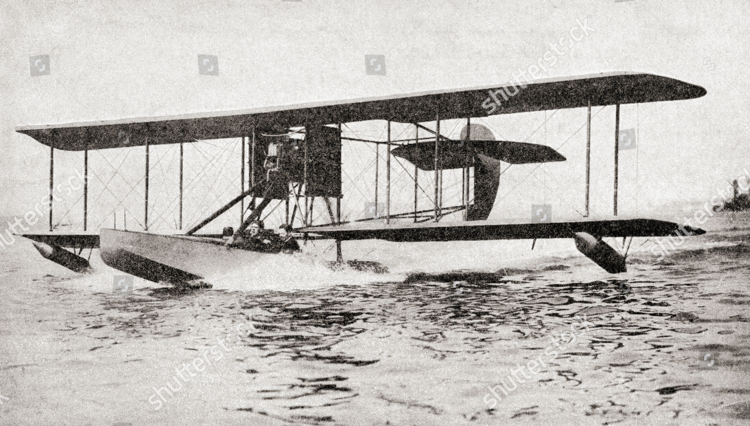 British Hydroplane During World War One Editorial Stock Photo - Stock ...
